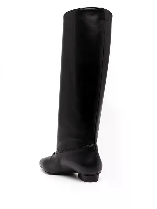 FERRAGAMO Gancini Buckle Knee-high Boots