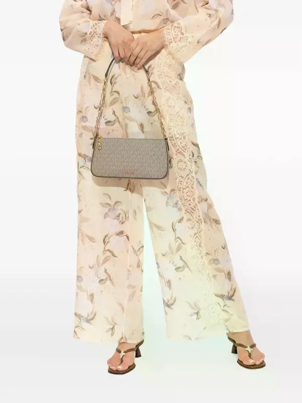 Michael Kors Empire Monogram Shoulder Bag - Grey