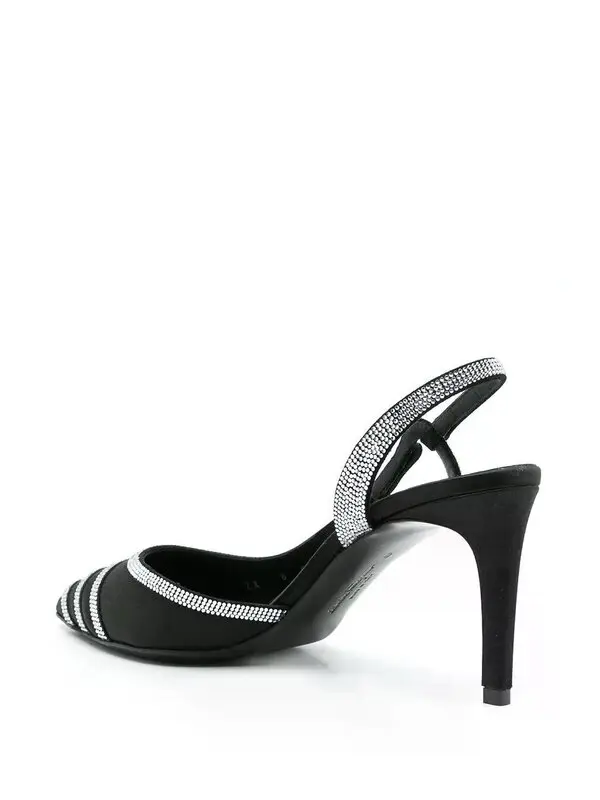 FERRAGAMO Embellished Slingback Pumps