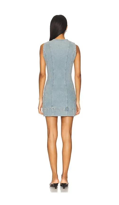 Good American Power Stretch Denim Mini Dress