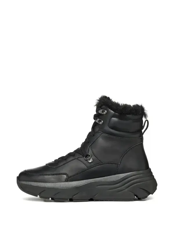 Geox Diamanta Lace-up Chunky Sole Ankle Boots