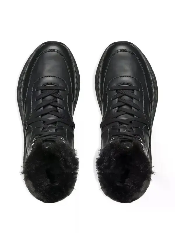 Geox Diamanta Lace-up Chunky Sole Ankle Boots