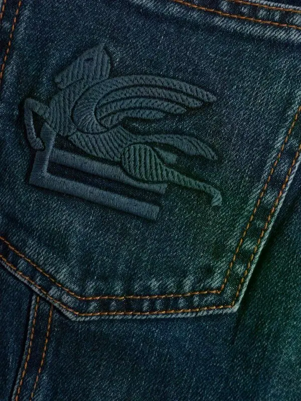 Etro Panelled High Waist Jeans