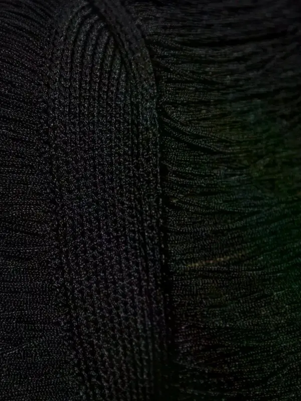 Attico Ribbed Panelled Long-sleeve Top