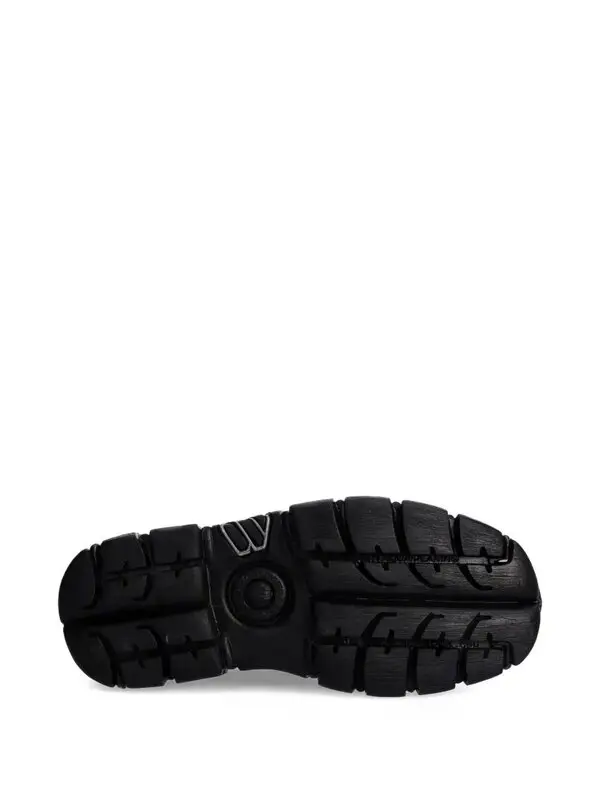 NEW ROCK Metallic M-120n-s26 Lace-up Platform Sneakers - Black