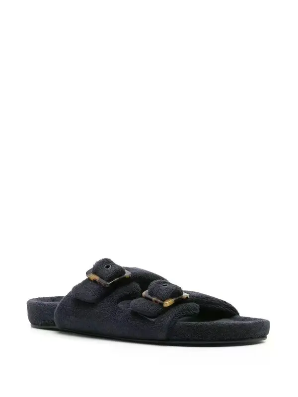 ERES French Terry Double Buckle Slides