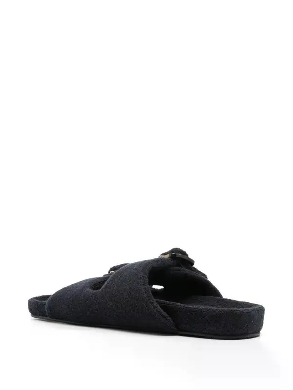 ERES French Terry Double Buckle Slides