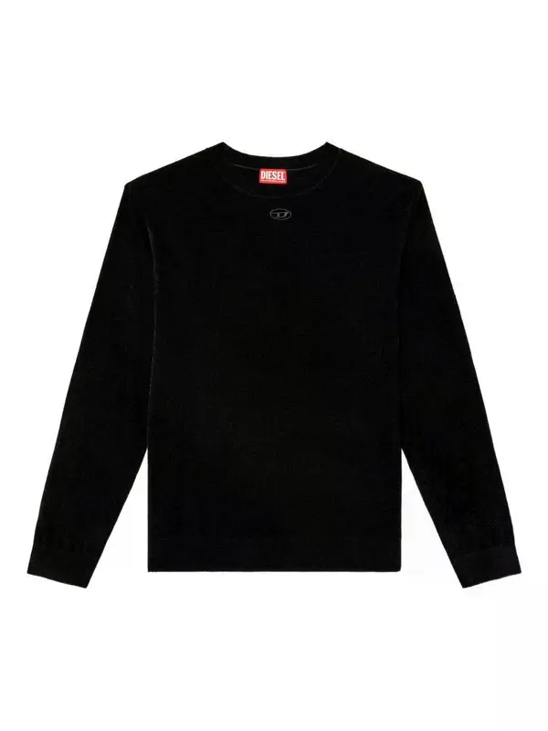DIESEL® K-cevro Round Neck Sweater - Black
