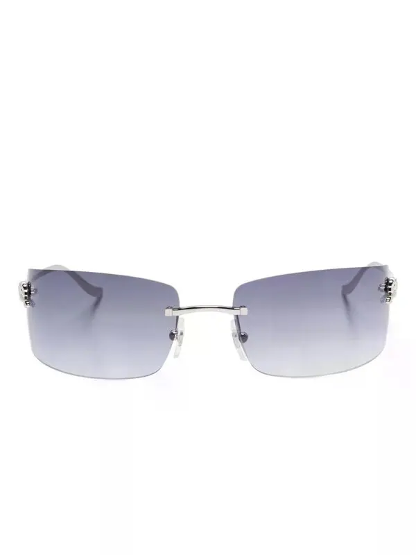Cartier Panthère Rimless Sunglasses - Grey