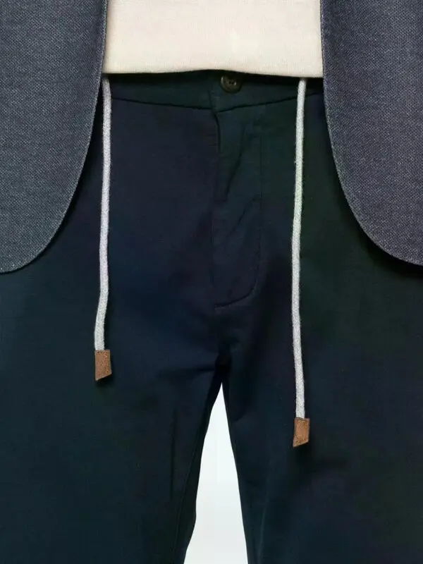 Eleventy Drawstring Trousers - Blue