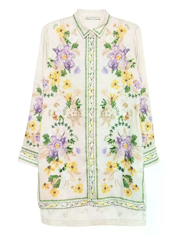 MARY KATRANTZOU Verona Shirt - Neutrals