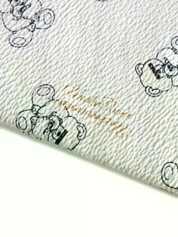 Undercover Teddy-print Zip-around Purse - White