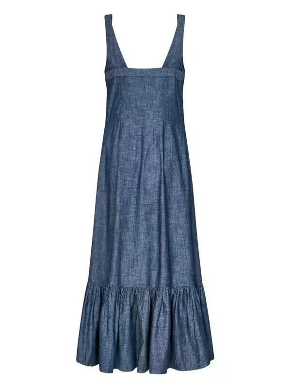 Polo Ralph Lauren Button-front Tiered Midi Dress