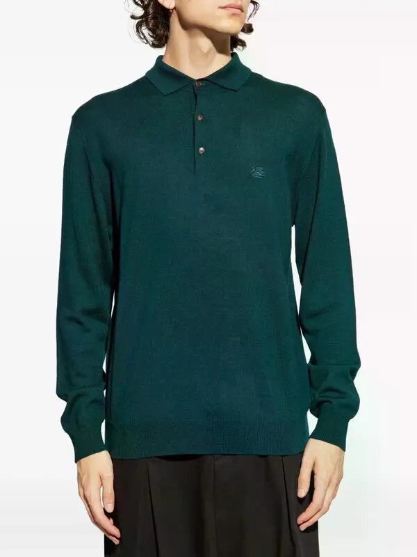 Etro Long-sleeve Polo Shirt