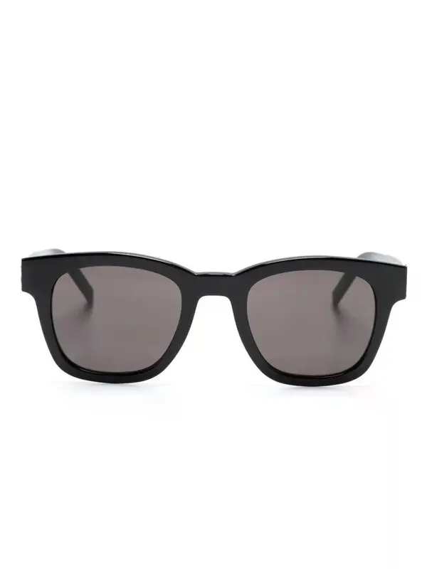 Saint Laurent Plaque Square-frame Sunglasses