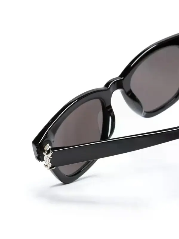 Saint Laurent Plaque Square-frame Sunglasses