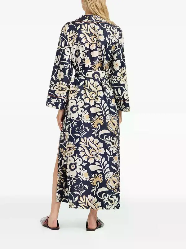 La DoubleJ Floral-print Wrap Dress