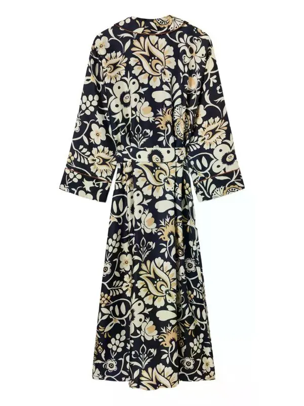 La DoubleJ Floral-print Wrap Dress