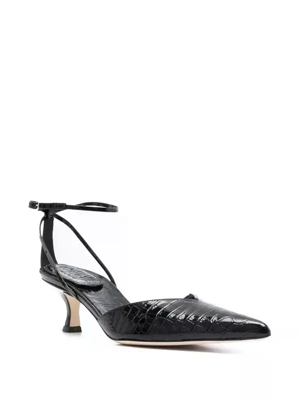 A.W.A.K.E. Mode 55mm Dina Crocodile-effect Pumps