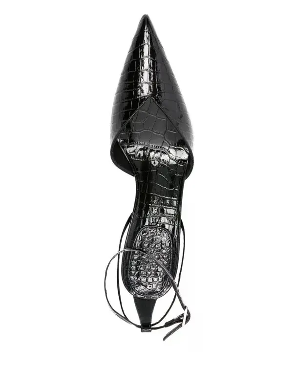 A.W.A.K.E. Mode 55mm Dina Crocodile-effect Pumps