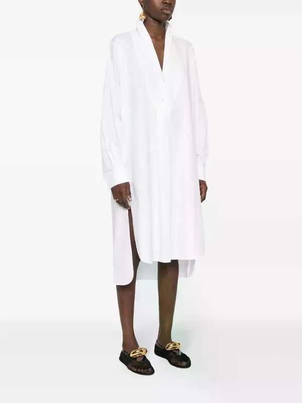 THE ROW Elinor Cotton Shirt Dress