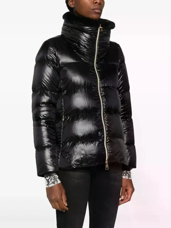 Herno Faux-fur Collar Puffer Jacket