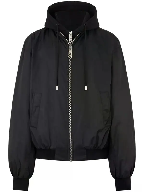 Gcds Cotton Hooded Bomber Jacket
