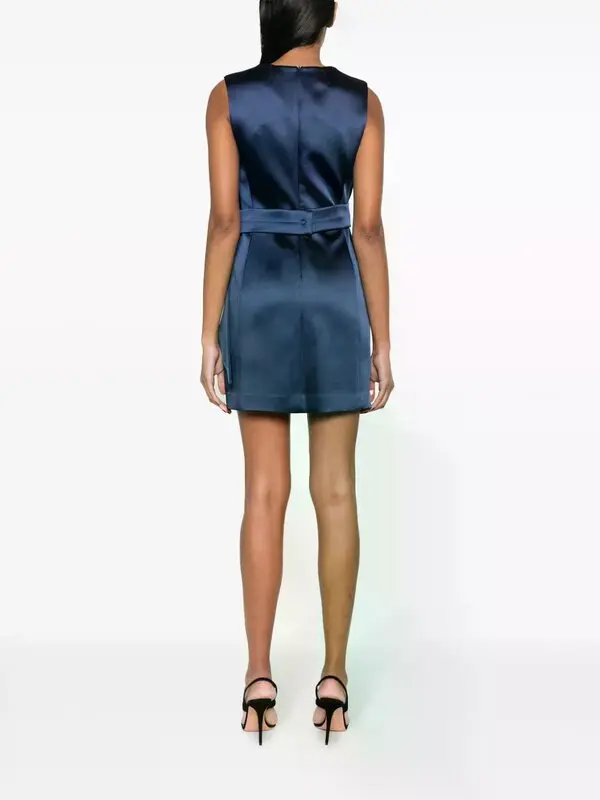 P.a.r.o.s.h Sleeveless Satin Mini Dress