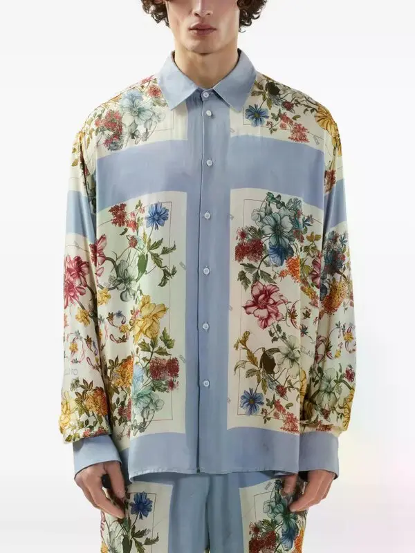 Gcds Floral-print Shirt