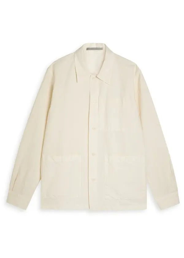 Norse Projects Julian Cotton-blend Overshirt Jacket - Stone