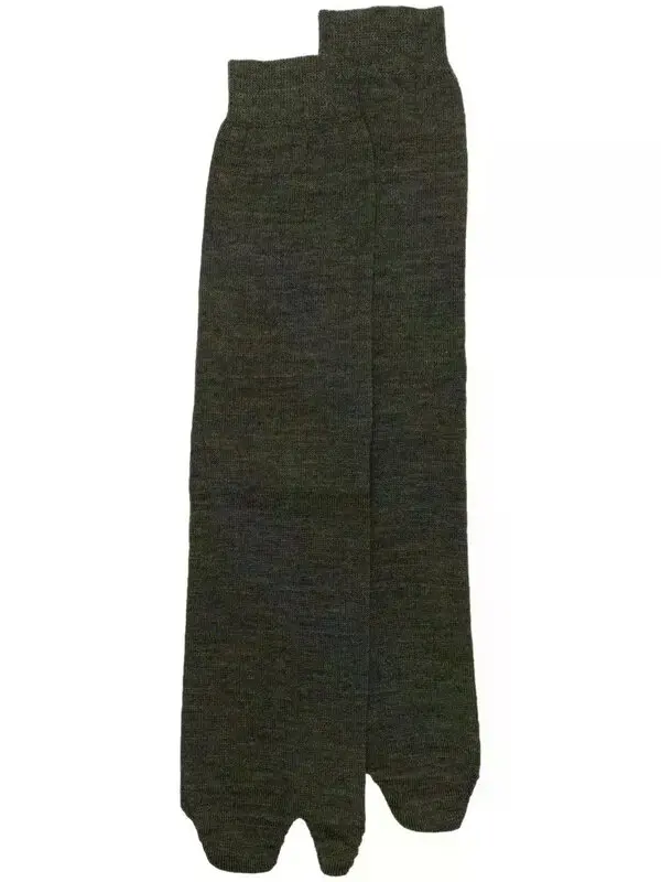 MAISON MARGIELA Tabi Wool-blend Socks - Green