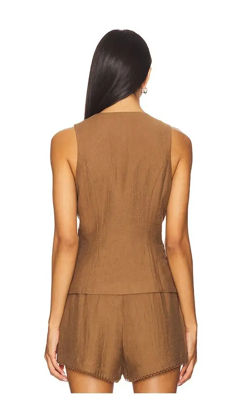 Heartloom Campari Vest - Brown