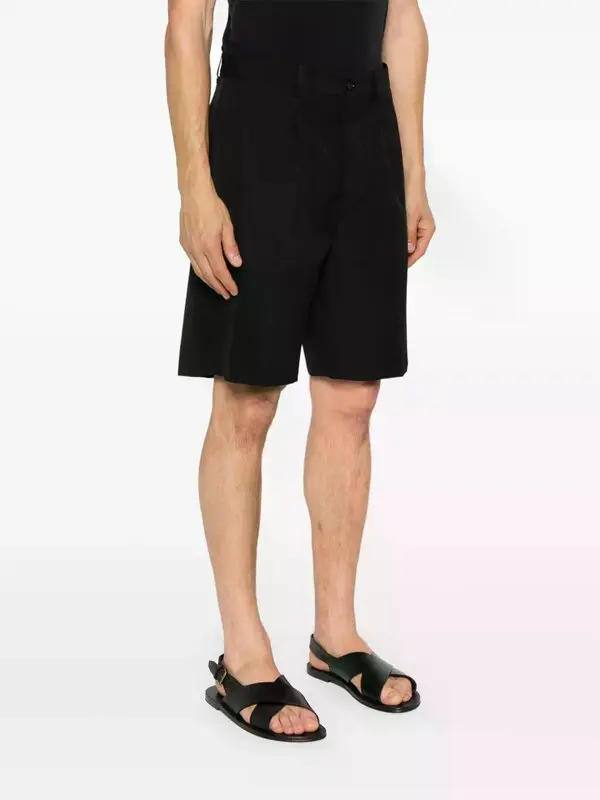 BE ABLE Pleated Cotton Shorts