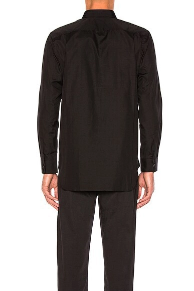 Play Comme Des Garcon Small Emblem Cotton Button Down