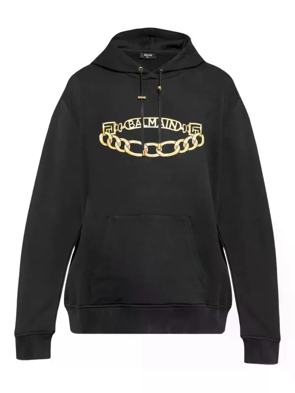 Balmain Logo-print Hoodie