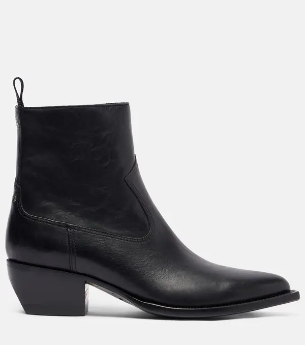 GOLDEN GOOSE Debbie 45 Leather Ankle Boots
