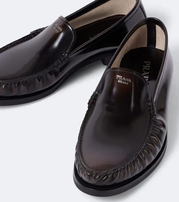 Prada Leather Loafers