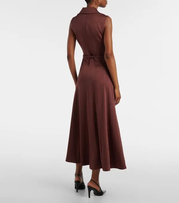 Roland Mouret Crepe Midi Dress