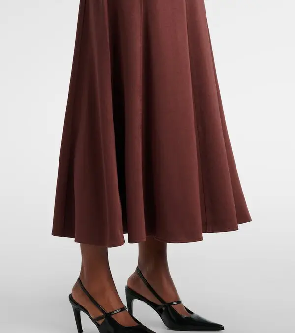 Roland Mouret Crepe Midi Dress