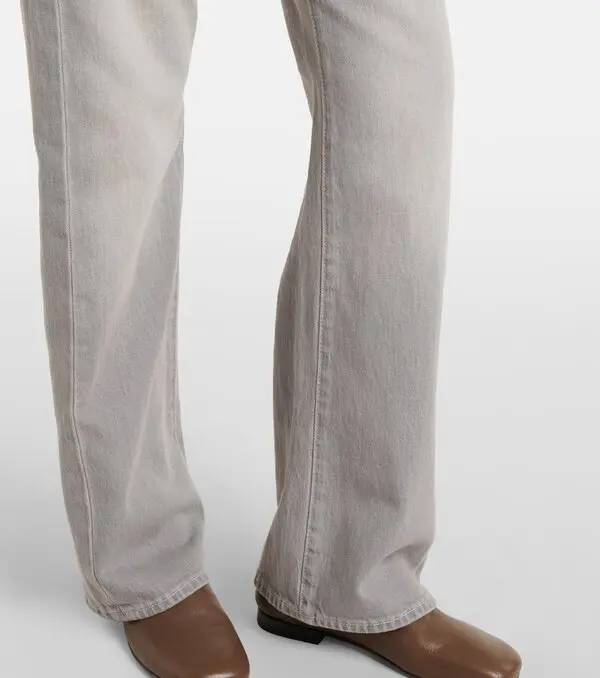 7 For All Mankind Tess Mid-rise Straight Jeans