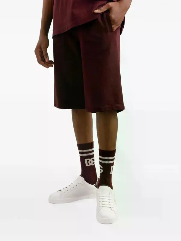 Dolce & Gabbana Logo Plaque Shorts
