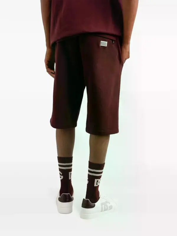 Dolce & Gabbana Logo Plaque Shorts