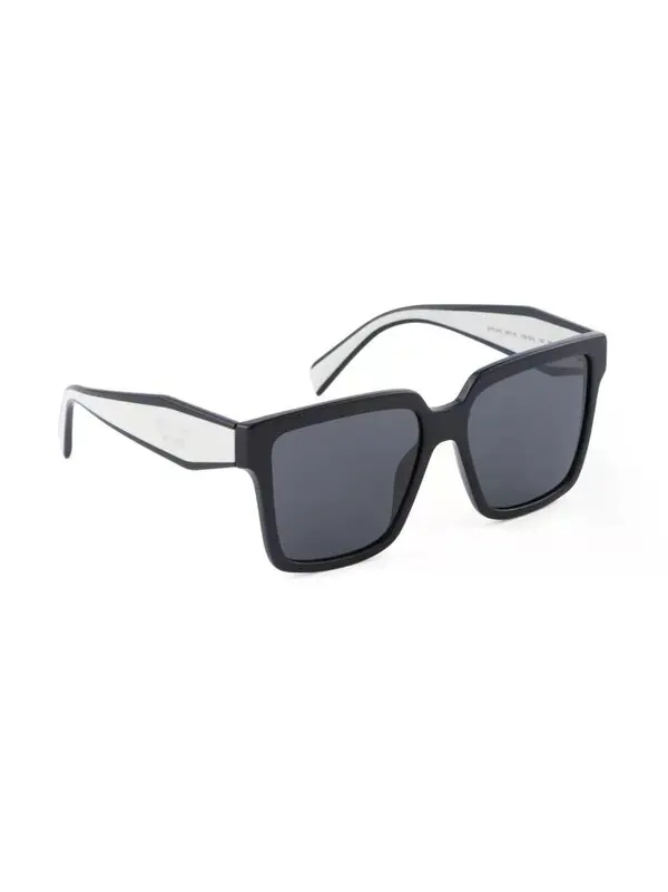 Prada Oversized Square Frame Sunglasses - Black