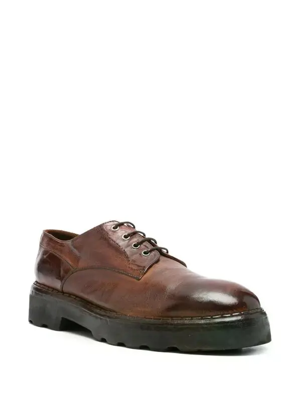 Eleventy Lace-up Derby Shoes With Rubber Sole