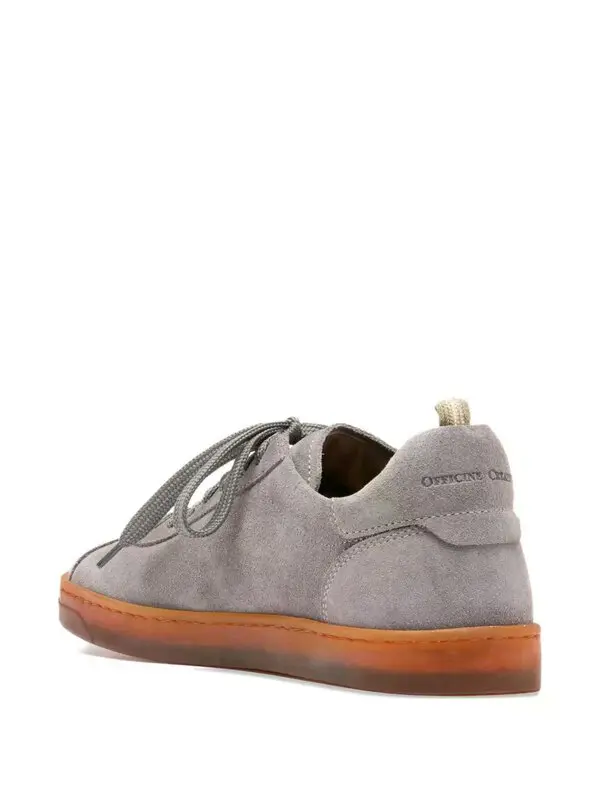 Officine Creative Karma Suede Lace-up Sneakers - Grey