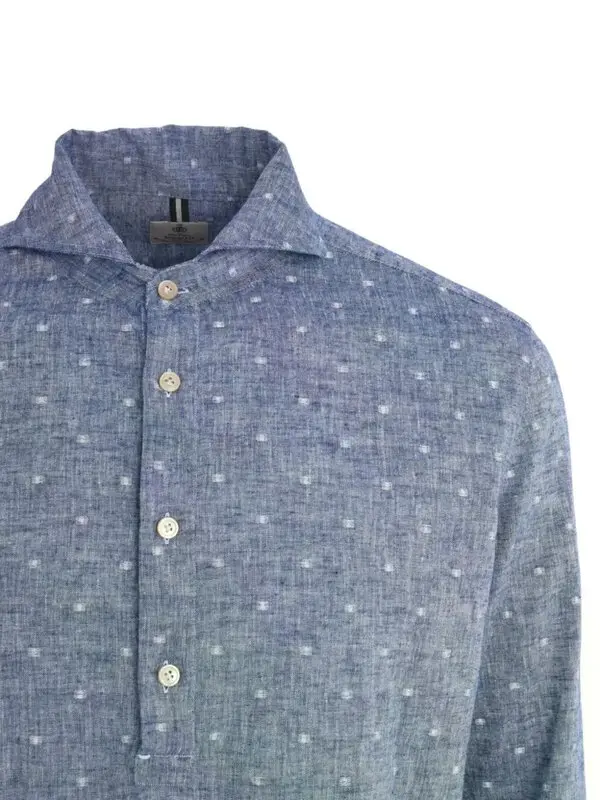 LUIGI BORRELLI Polka-dot Shirt