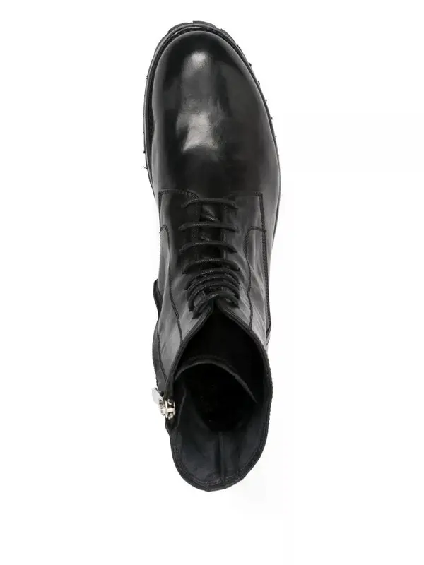 Officine Creative Ikonic 001 Lace-up Zip Boots