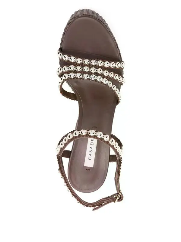 Casadei 120mm Isa Studsway Platform Sandals