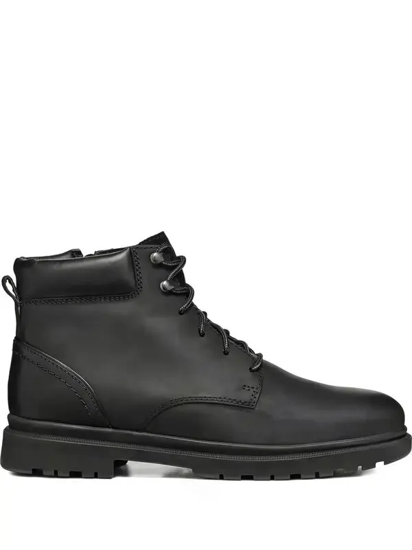 Geox Lace-up Zip Ankle Boots