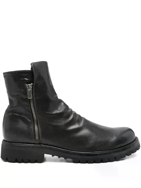 Officine Creative Ikonic 004 Side-zip Calf Leather Boots